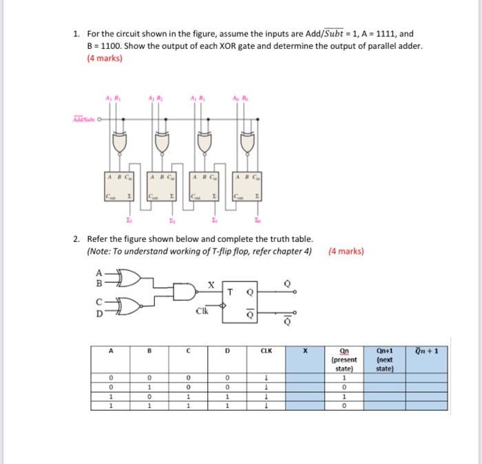 Solved 1. For the circuit shown in the figure, assume the | Chegg.com