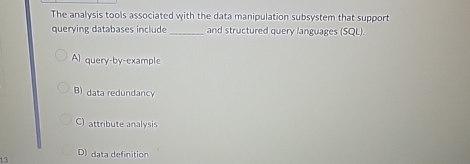 Solved The analysis tools associated with the data | Chegg.com