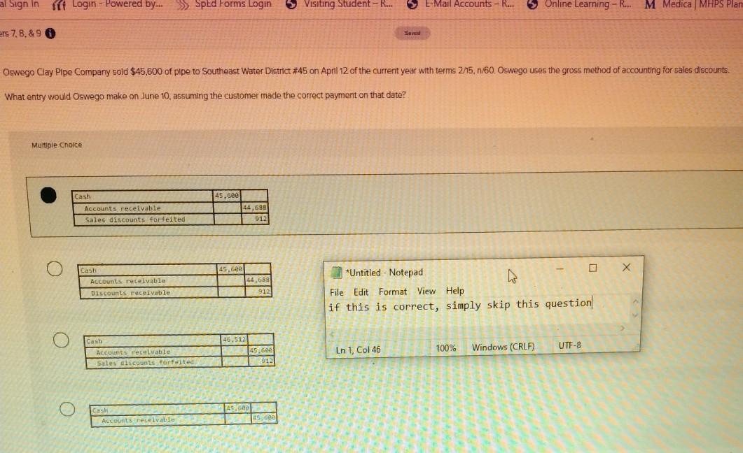 Solved al Sign In sif Login - Powered by... > SpEd Forms | Chegg.com
