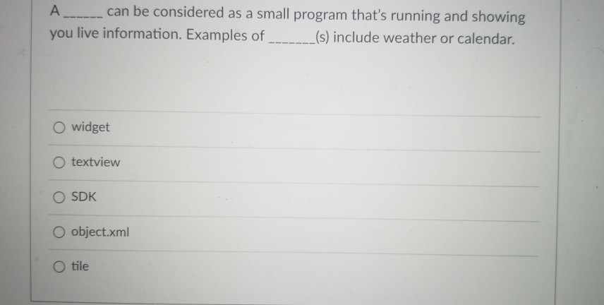 Solved If you use Javà language for your android APP, these | Chegg.com