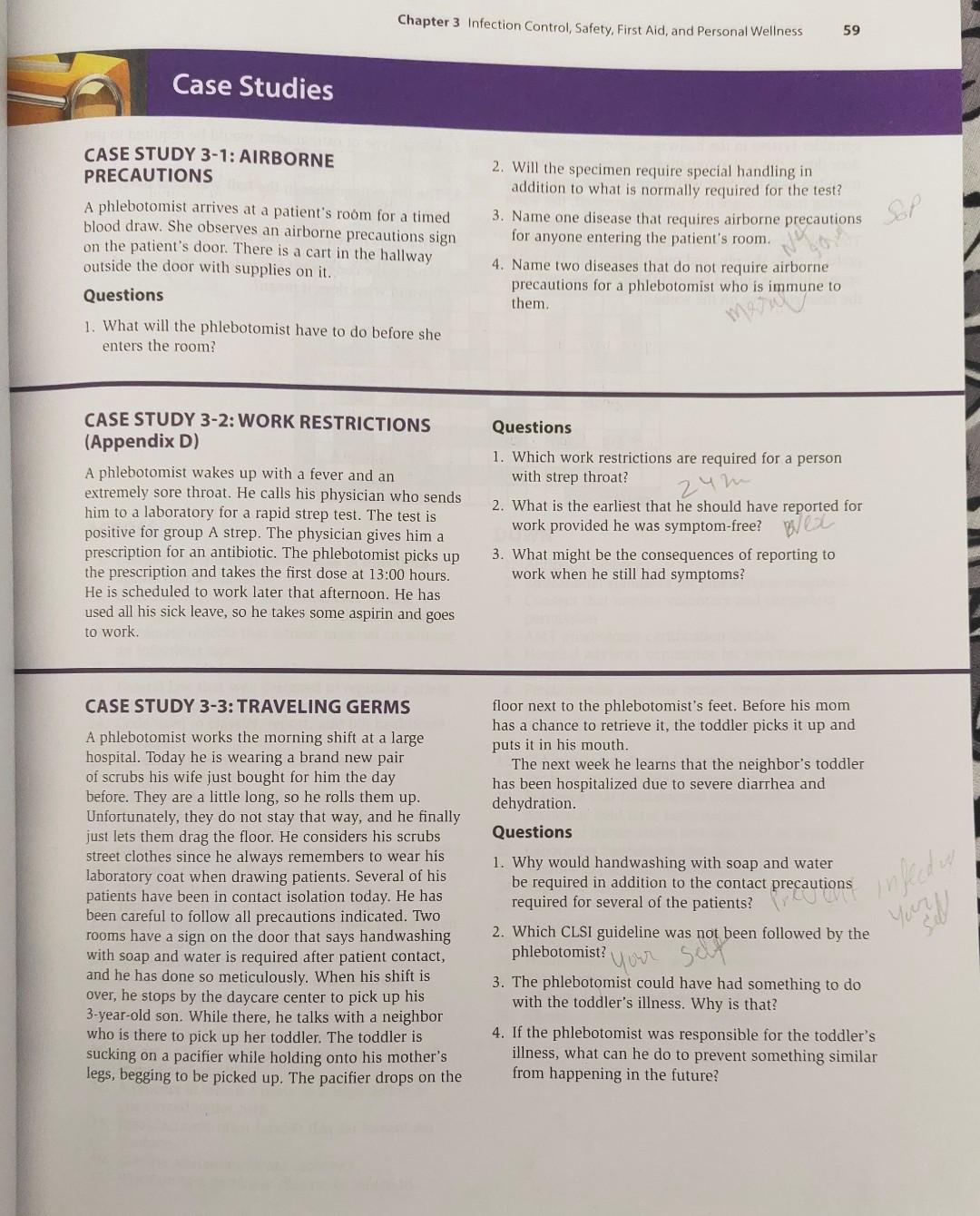 Solved Chapter 3 Infection Control, Safety, First Aid, and | Chegg.com