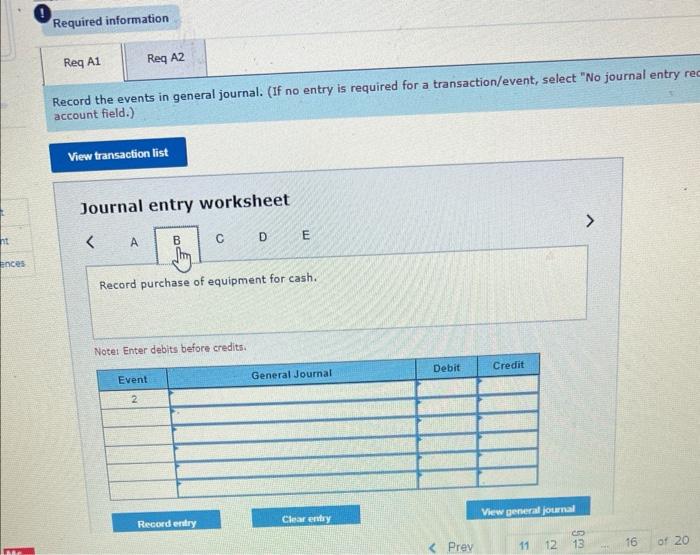 Solved Required Information Exercise 8-7A (Algo) Effect of | Chegg.com