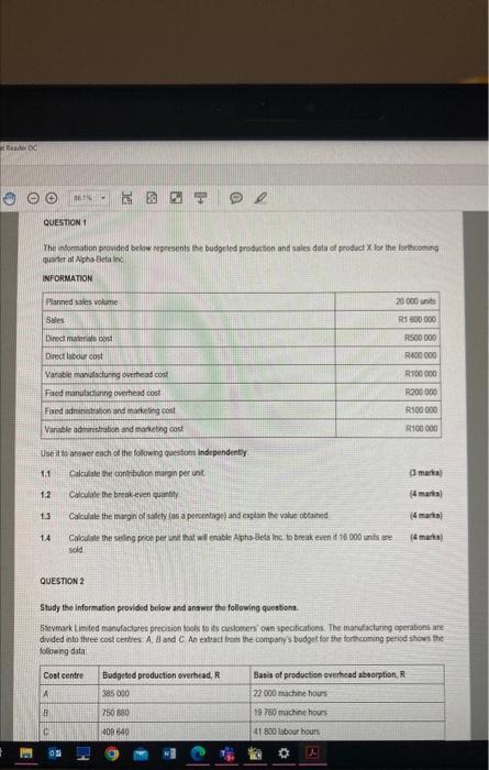 Solved The ingonnation provided below nepeesents the | Chegg.com