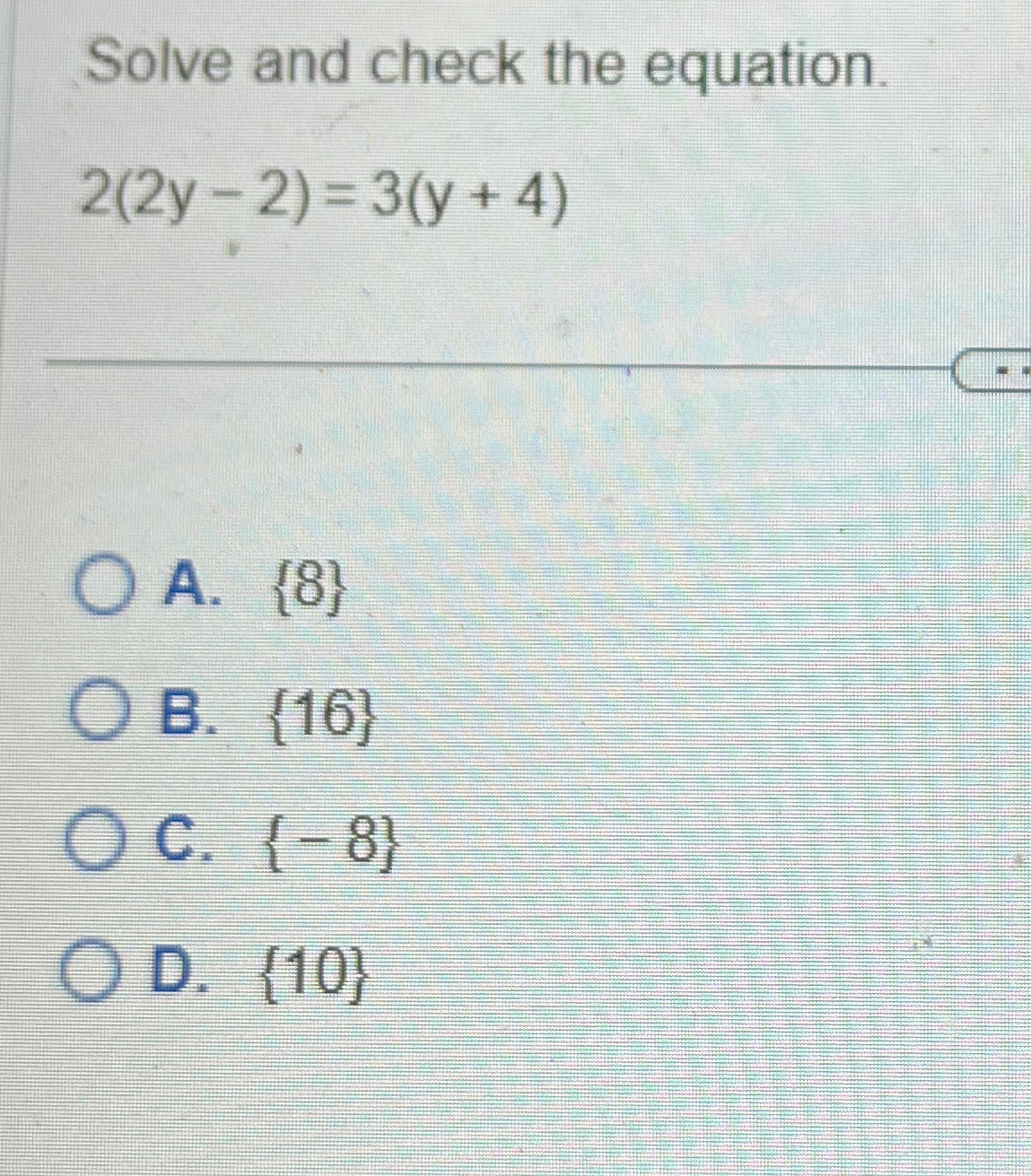 Solved Solve and check the | Chegg.com