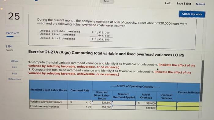 Solved Assignment Seved Help Save & Exit Submit 25 Check my | Chegg.com
