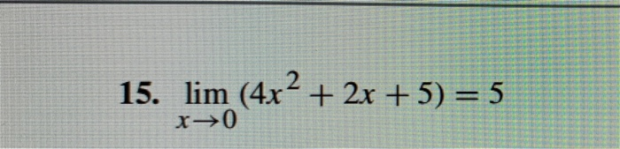 Solved x21 X- 4.2 In Exercises 9–16, verify each limit using | Chegg.com