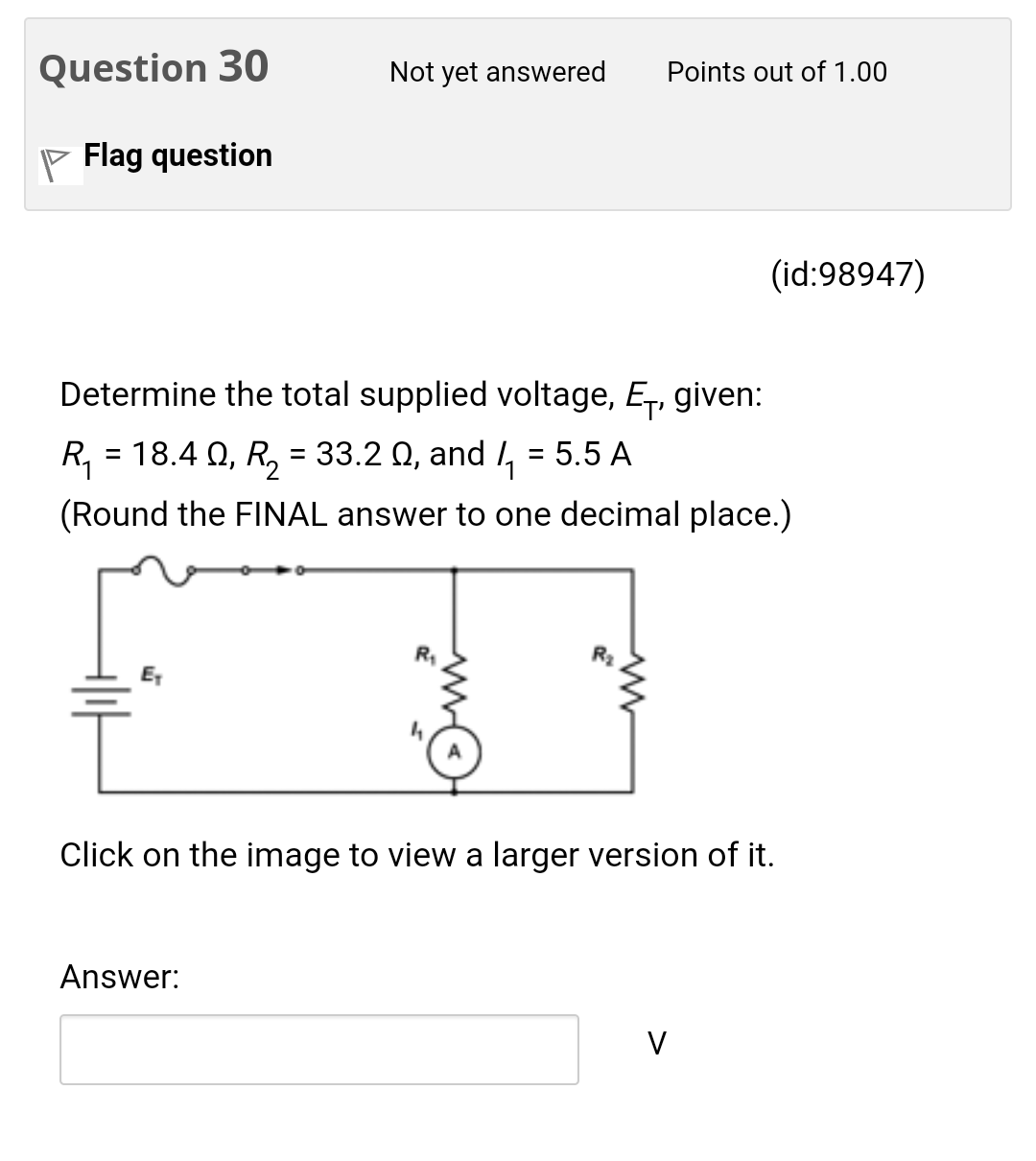 Solved Determine the total resistance of this circuit, | Chegg.com