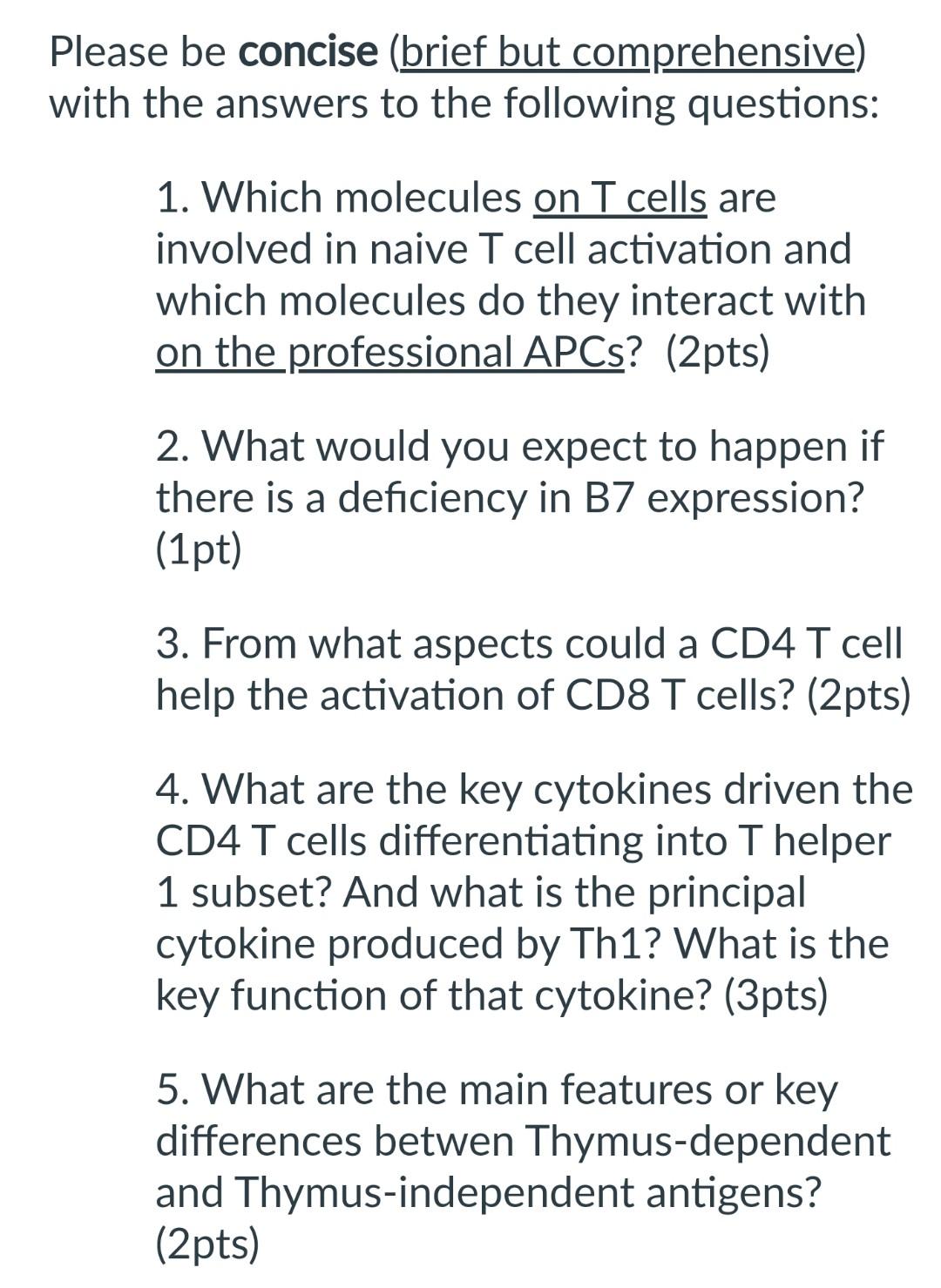 Solved Please be concise (brief but comprehensive) with the | Chegg.com