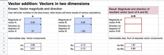 Solved Help creating formulas in Google sheets that takes | Chegg.com