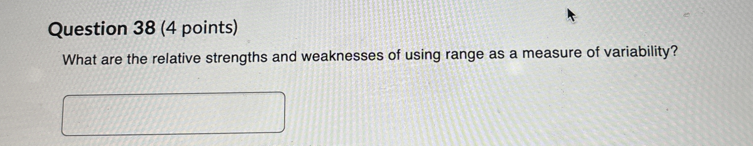 Solved Question 38 (4 ﻿points)What are the relative | Chegg.com