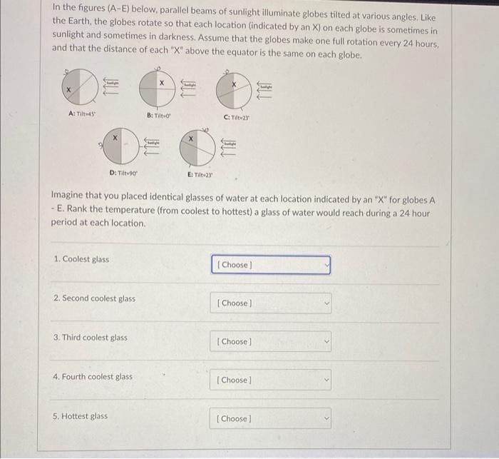 In the figures (A-E) below, parallel beams of | Chegg.com