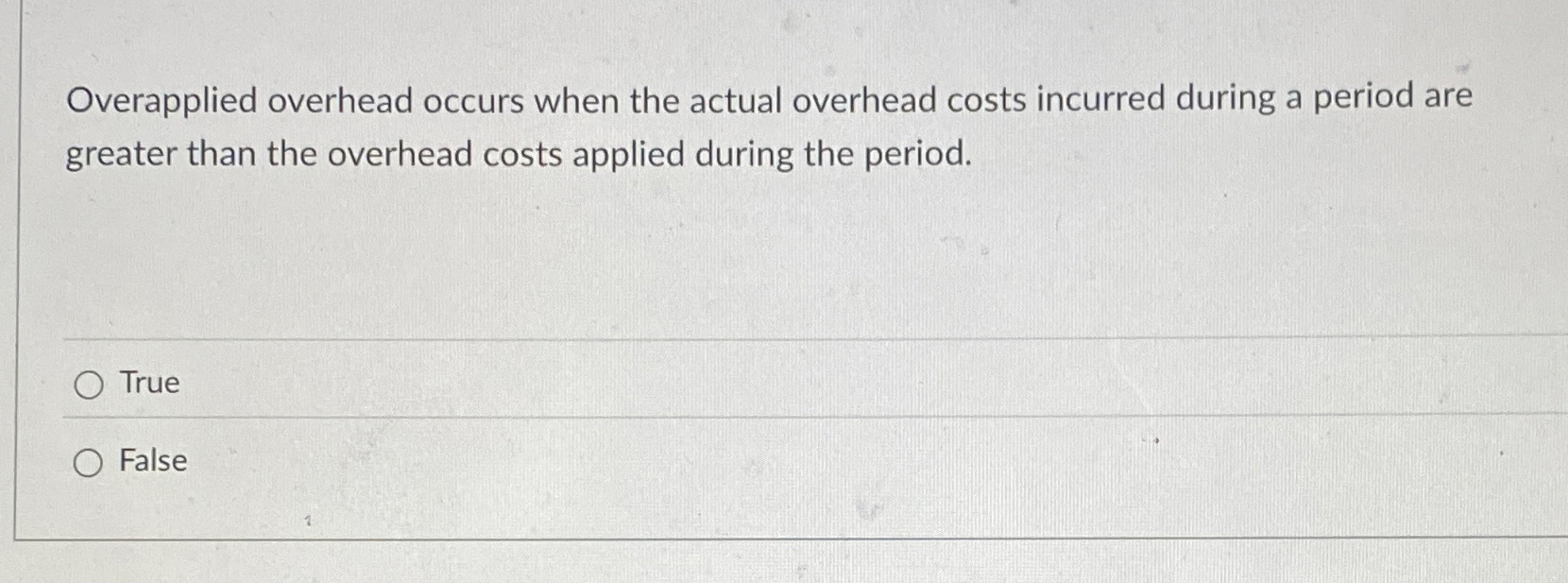 Solved Overapplied overhead occurs when the actual overhead | Chegg.com