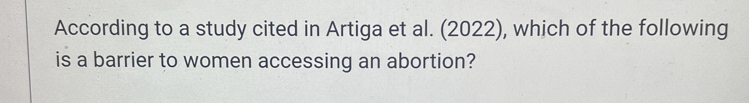 Solved According to a study cited in Artiga et al. (2022), | Chegg.com