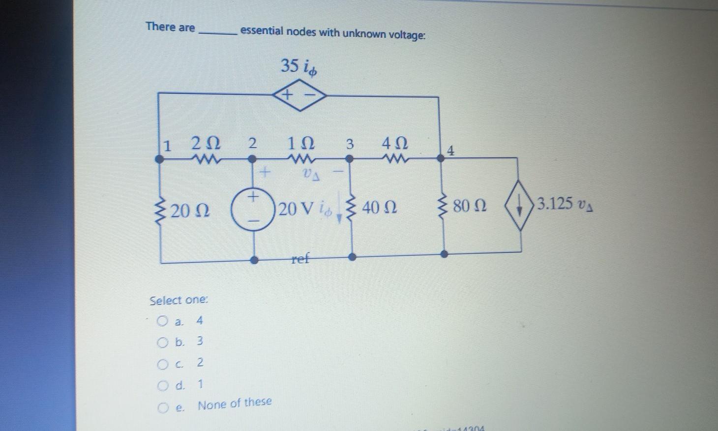 Solved There are essential nodes with unknown voltage: | Chegg.com