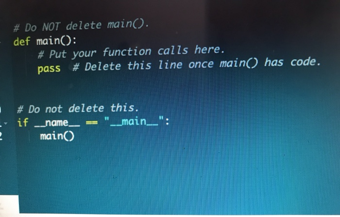 Solved Instructions from your teacher: Question Write a | Chegg.com