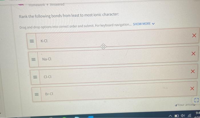 Solved Homework Answered Rank the following bonds from least | Chegg.com