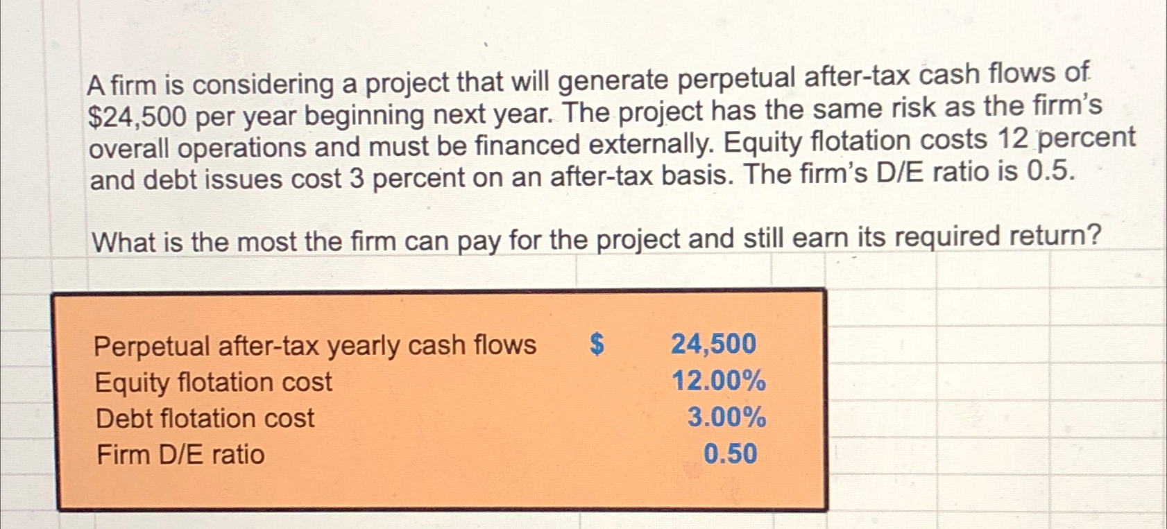 Solved A firm is considering a project that will generate | Chegg.com