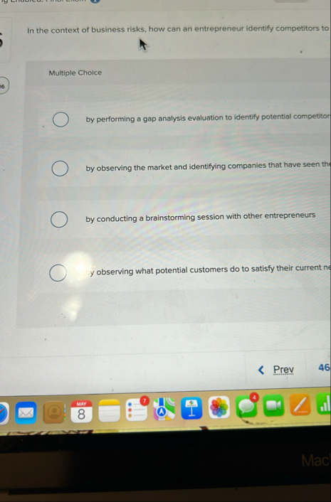 Solved In the context of business risks, how can an | Chegg.com