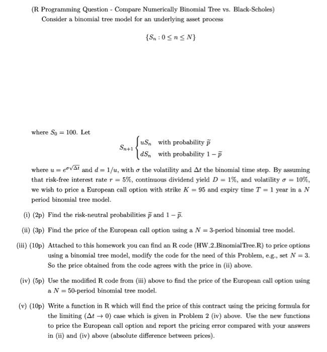(R Programming Question - Compare Numerically | Chegg.com
