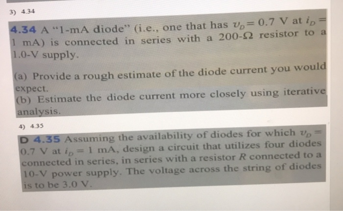 Solved 2) 4.33 4.33 Use the iterative-analysis procedure to | Chegg.com