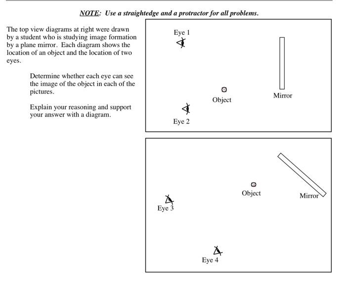 Solved NOTE: Use a straightedge and a protractor for all | Chegg.com