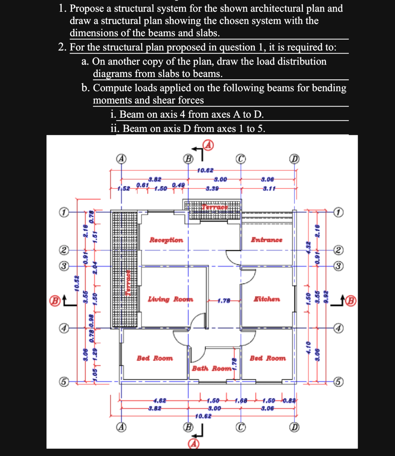 Solved How to solve Propose a structural system for the | Chegg.com