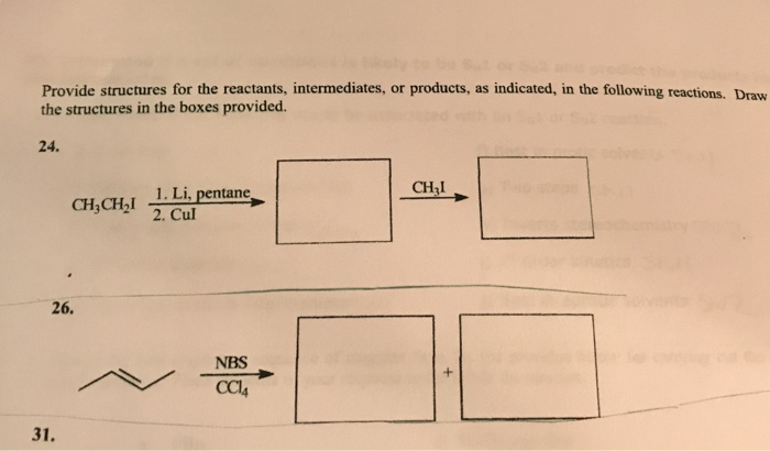 Solved . .. Provide structures for the reactants, | Chegg.com