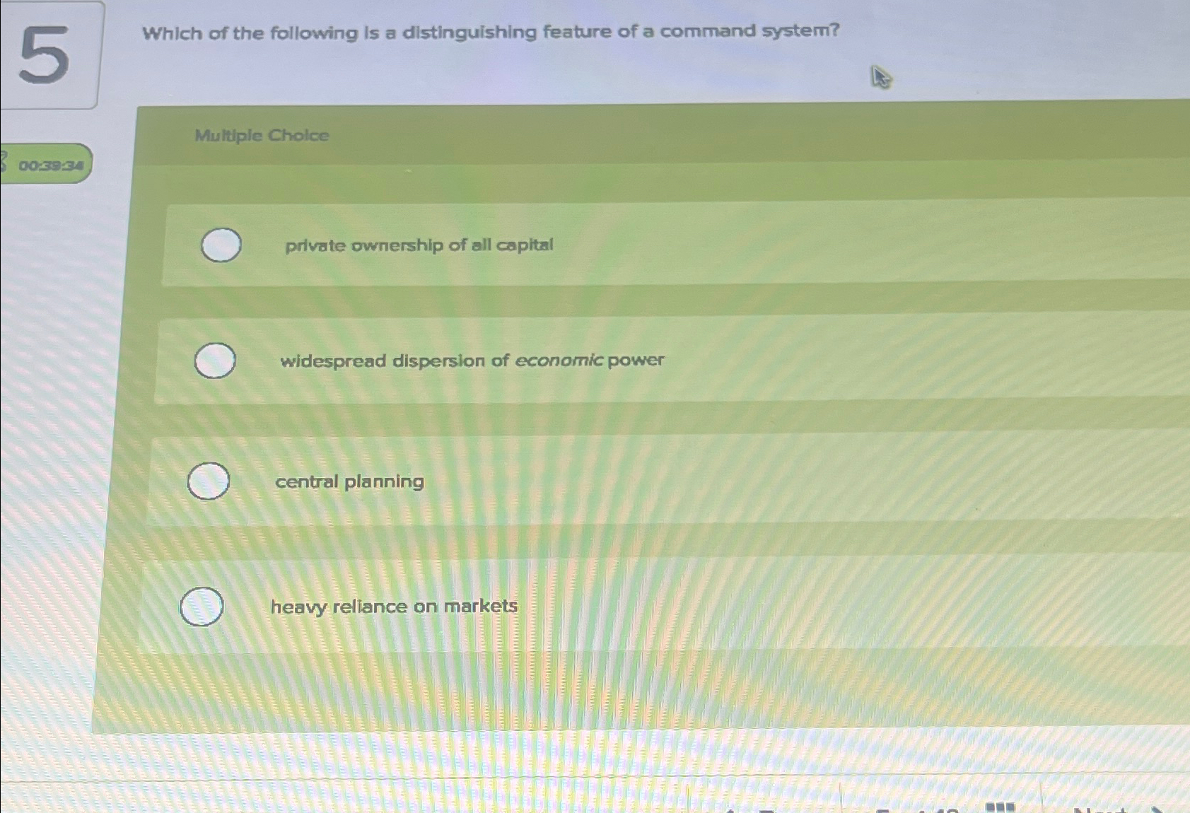 Solved Which of the following is a distinguishing feature of | Chegg.com