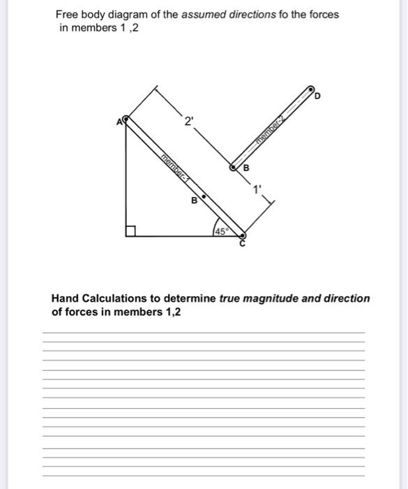 Solved 4) Use the method of members to find the true | Chegg.com