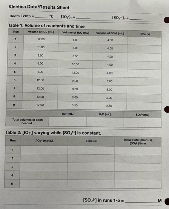 Solved Pre-Lab Exercise 1. For reach reactant, calculate its | Chegg.com