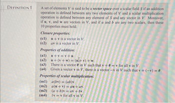 Solved 34. Let V={x:x=[x1x2], where x1 and x2 are in R} For | Chegg.com