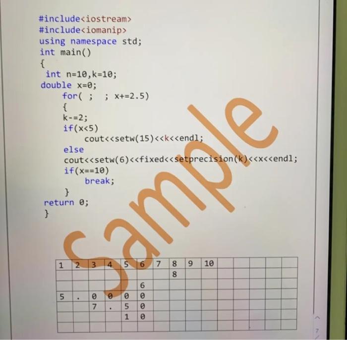 Solved #include #include using namespace std; int main() { | Chegg.com