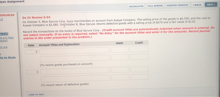 Open Assignment CALCULATOR PRINTER VERSION NEXT FULL | Chegg.com