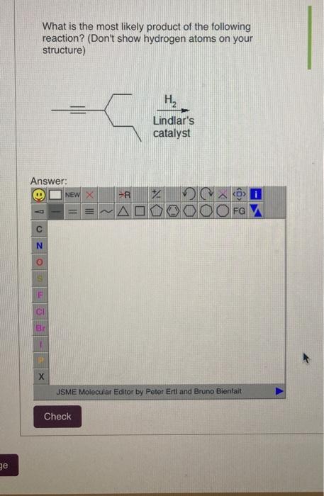 Solved What is the most likely product of the following | Chegg.com