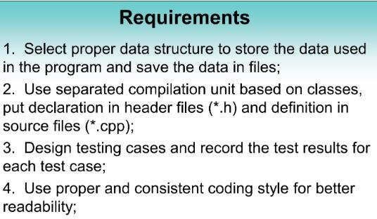 Solved C++ programming(SHOW OUTPUT+CODE+FILE) Please if | Chegg.com