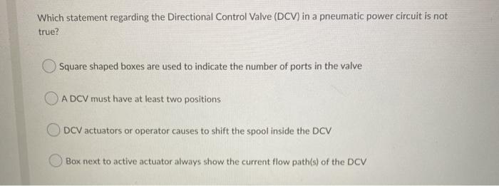 Solved Which statement regarding the Directional Control | Chegg.com