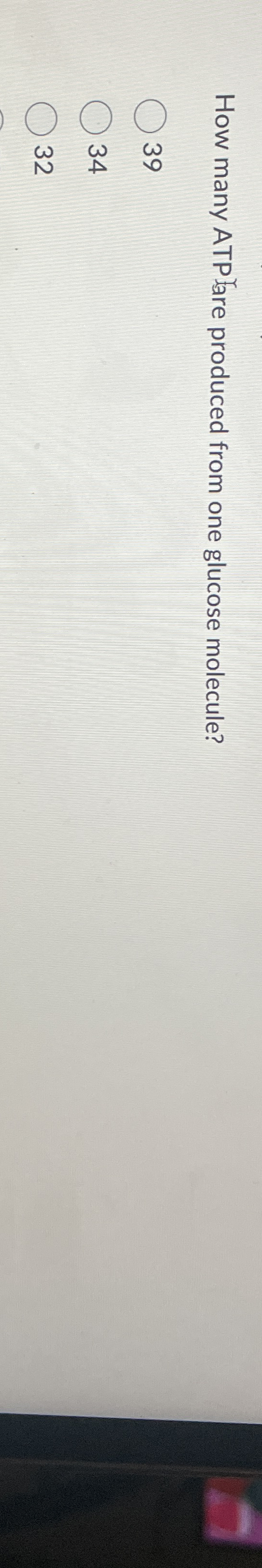 Solved How many ATP Fare produced from one glucose | Chegg.com