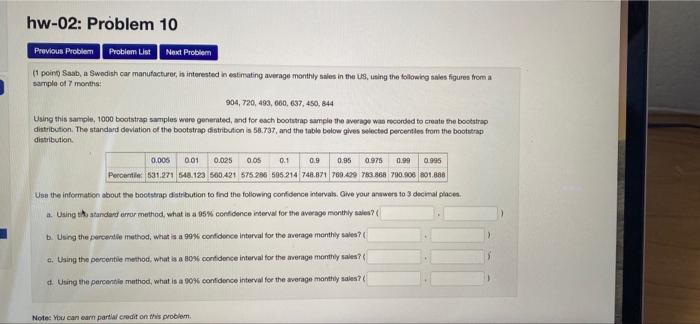 Solved hw-02: Problem 10 Previous Problem Problem Ust Next | Chegg.com