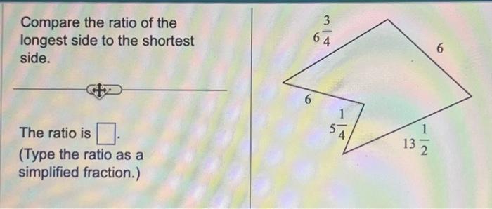 Solved Compare the ratio of the longest side to the shortest | Chegg.com