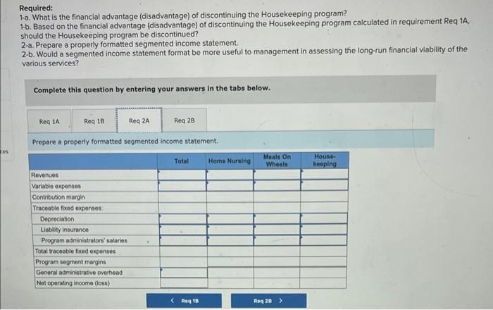 Solved Problem 11-19 (Algo) Dropping or Retaining a Segment | Chegg.com