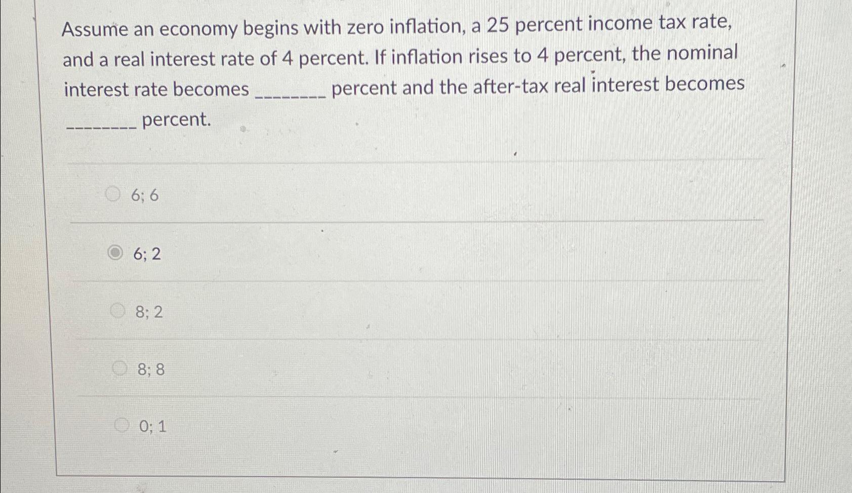 Solved Assume an economy begins with zero inflation, a 25 | Chegg.com