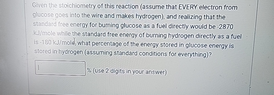 Solved Given the stoichiometry of this reaction (assume that | Chegg.com