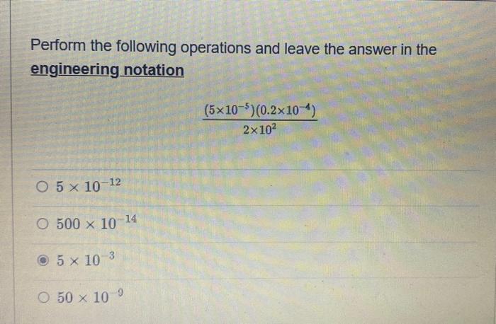 Solved Perform the following operations and leave the answer | Chegg.com