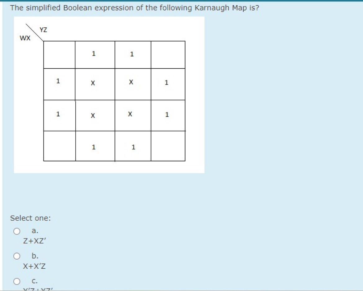 Solved The simplified Boolean expression of the following | Chegg.com