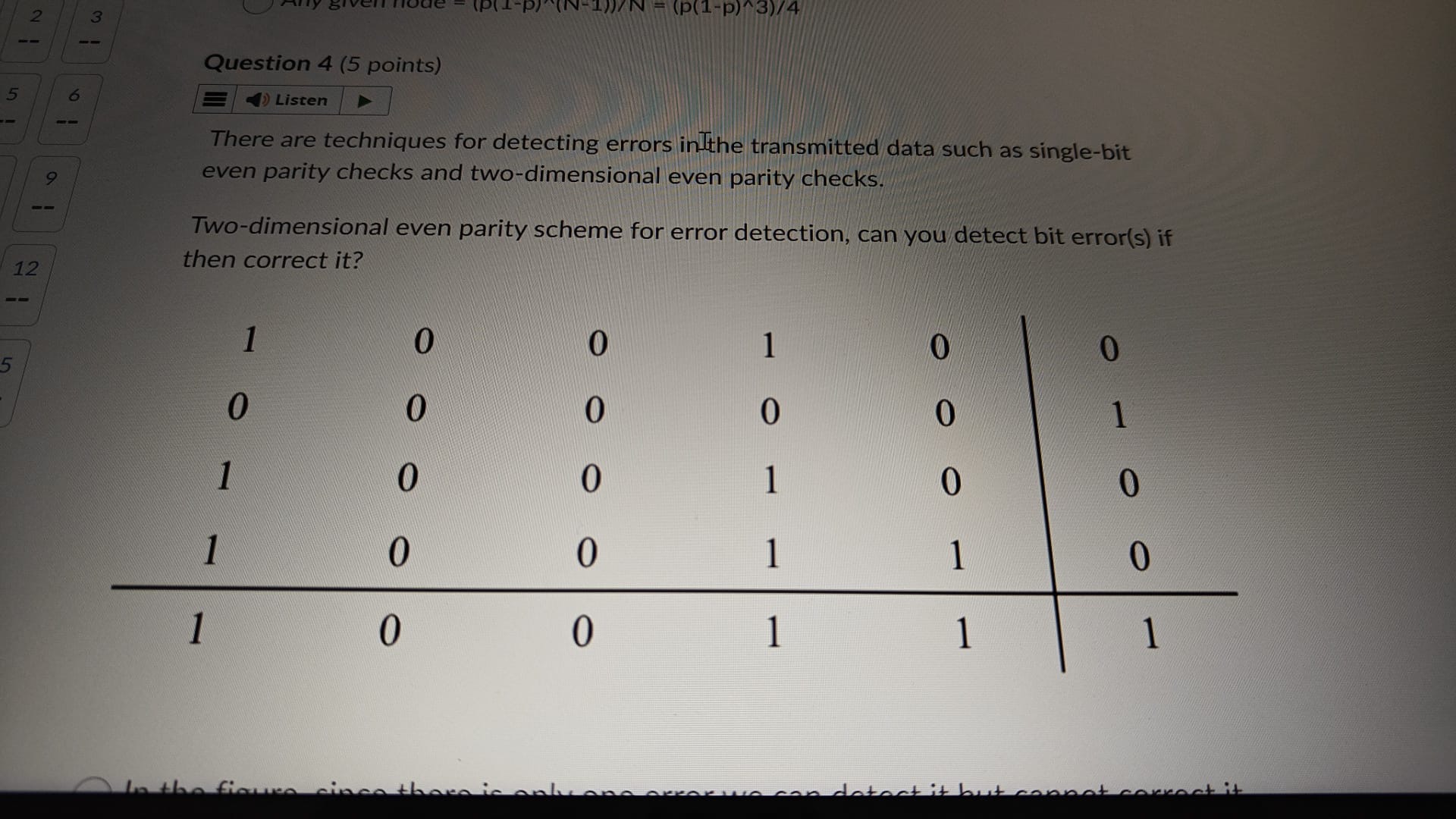 Solved Question 4 (5 ﻿points)There are techniques for | Chegg.com