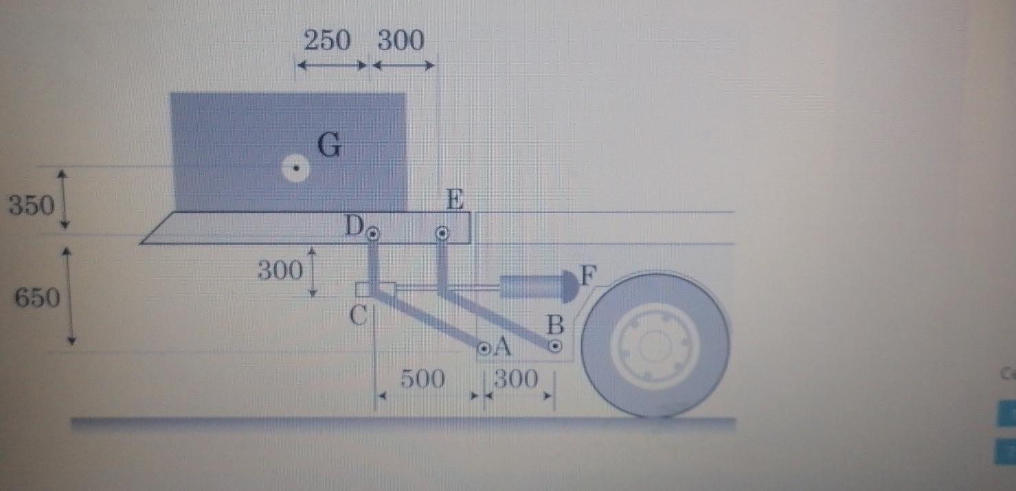 Solved 8 A powered loading platform designed for the back of | Chegg.com