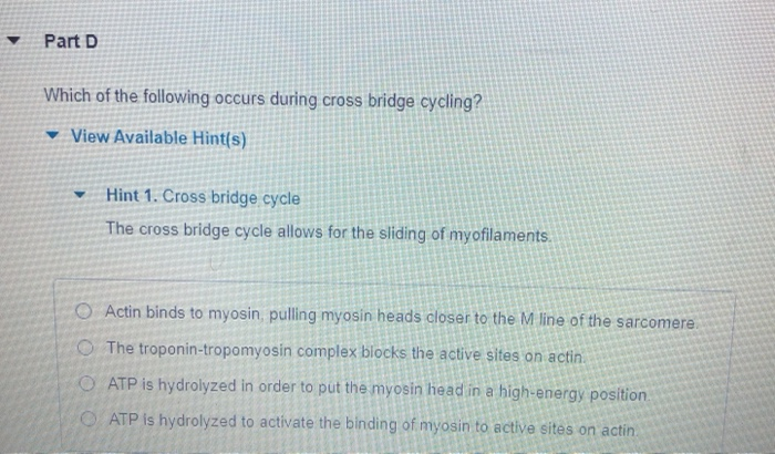Solved Part D Which of the following occurs during cross | Chegg.com