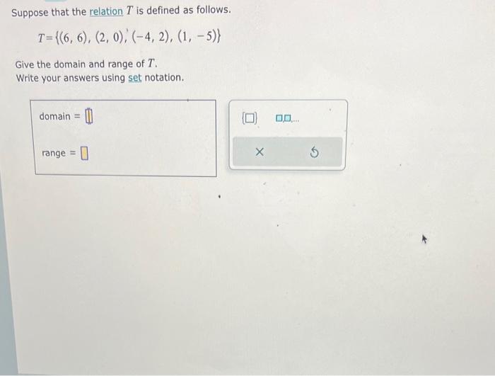 Solved Suppose that the relation T is defined as follows. | Chegg.com