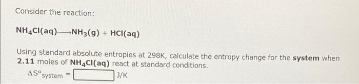 Solved Consider the reaction: H₂(g) + Cl₂(g) 2HCl(g) Using | Chegg.com