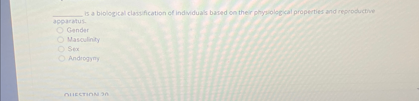 Solved is a biological classification of individuals based | Chegg.com